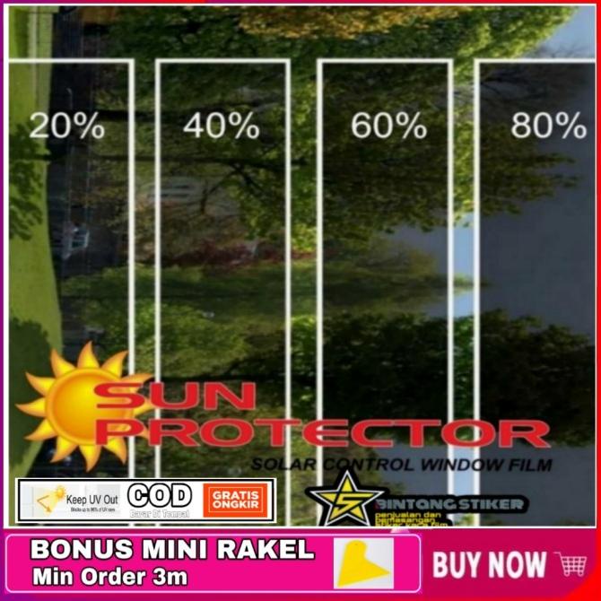 Jual Sticker Kaca Stiker Kaca Jendela Rumah Film One Way Hitam Cermin ...