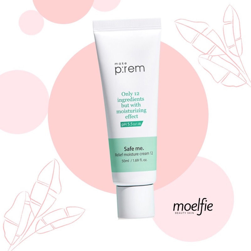 Jual MAKE P:REM MAKE PREM SAFE ME RELIEF MOISTURE CREAM 10ml | Shopee ...