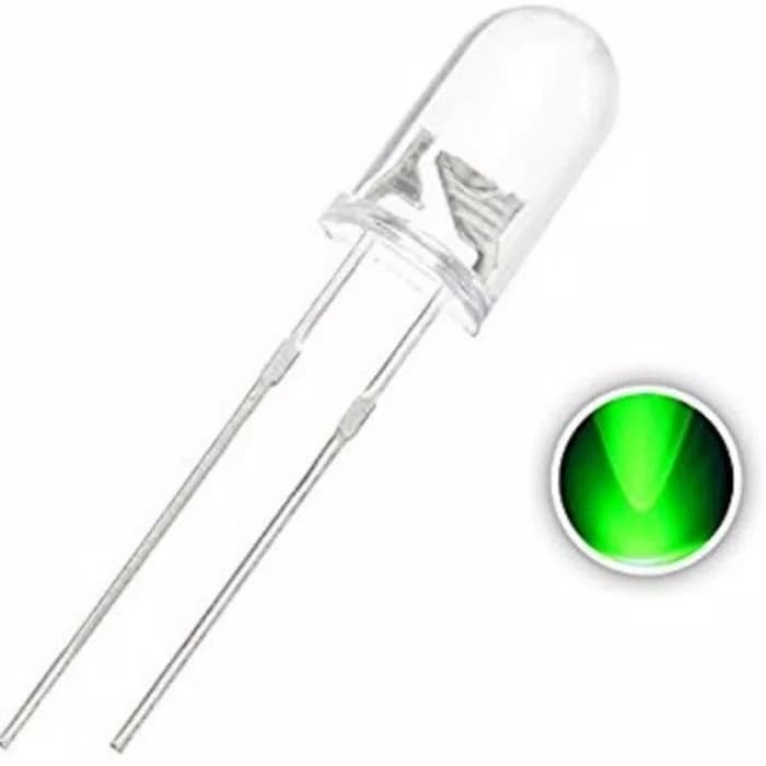 Jual LED Hijau 5mm Led 5mm led warna Hijau - led 5 mm putih nyala Hijau ...