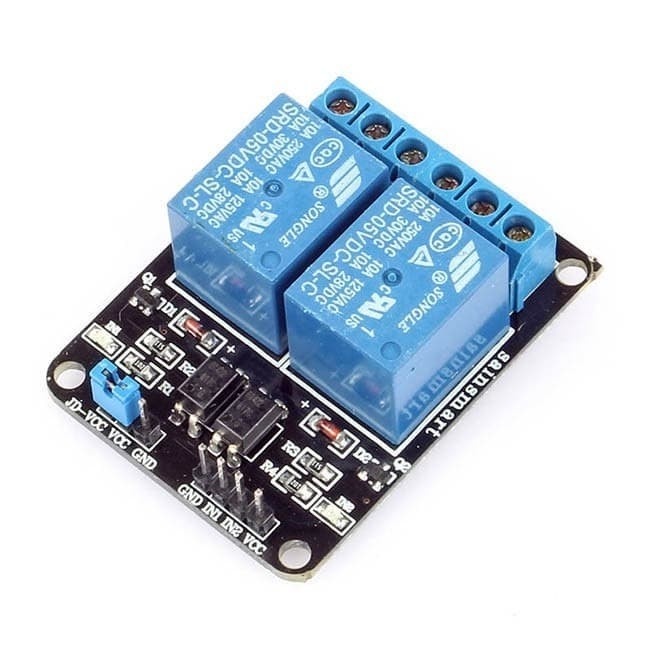 Jual Relay Module 5V 2 Channel 2ch 2 ch Untuk Arduino Modul Relay 5V 5 ...