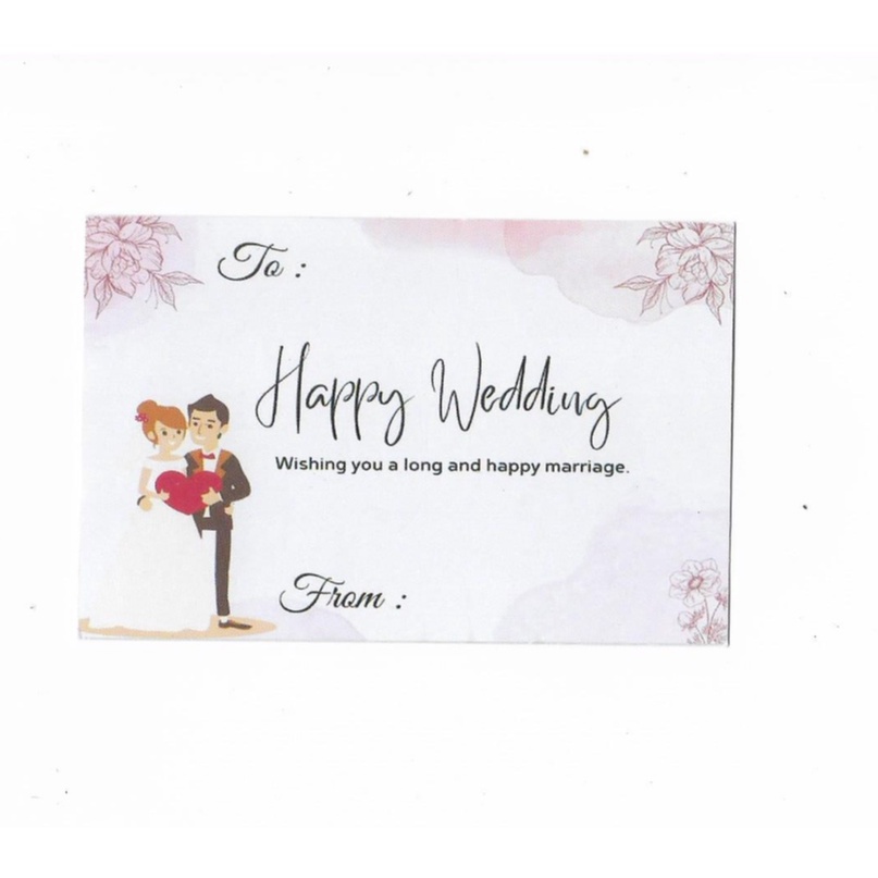 Jual GREETING CARD BABY - GREETING CARD HAPPY WEDDING - KARTU UCAPAN ...