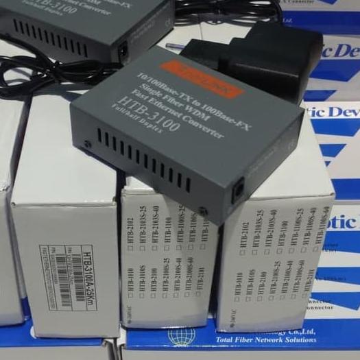 Jual Netlink HTB-3100-A/B Media Converter Fiber Optic FO 10/100 ...