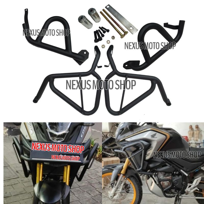 Jual tubular cb150X crashbar CB150X frame slider body honda CB150X ...