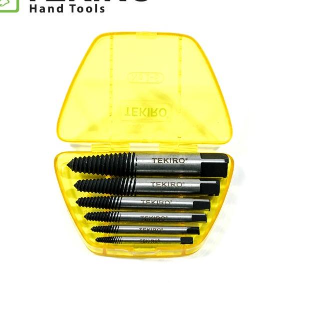 Jual SCREW EXTRACTOR SET 6 PCS Tap Balik set 6 pcs TEKIRO Pembuka Baut ...