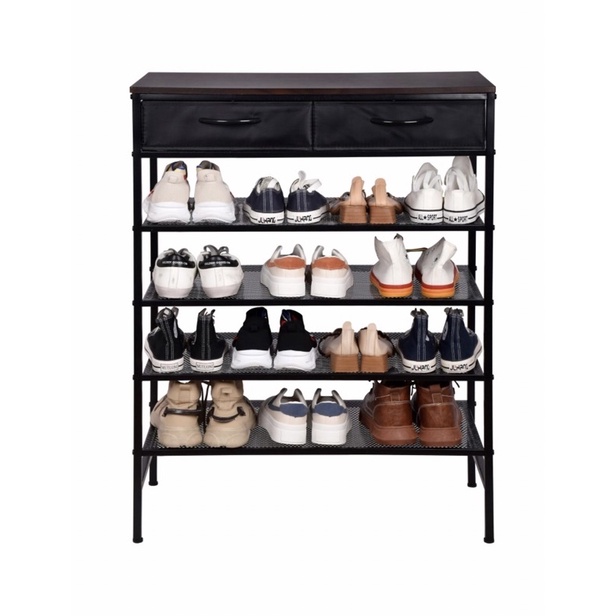 Jual SALE TERBATAS Rak Sepatu INFORMA Brandon kabinet Besi Kayu ...