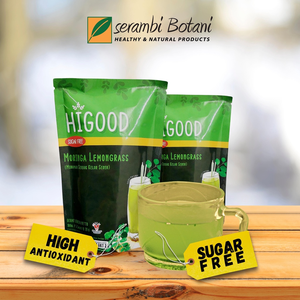 Jual Minuman Herbal Moringa Lemongrass (Hi Good) Sugar Free | Shopee ...
