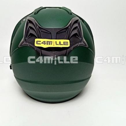 Jual HELM DUKE SOLID HIJAU ARMY DOFF DOUBLE VISOR HALF FACE MURAH SNI ...