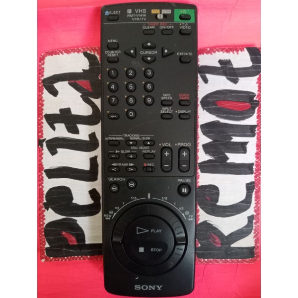Jual Remote control Sony Audio system VHS original terlengkap | Shopee ...