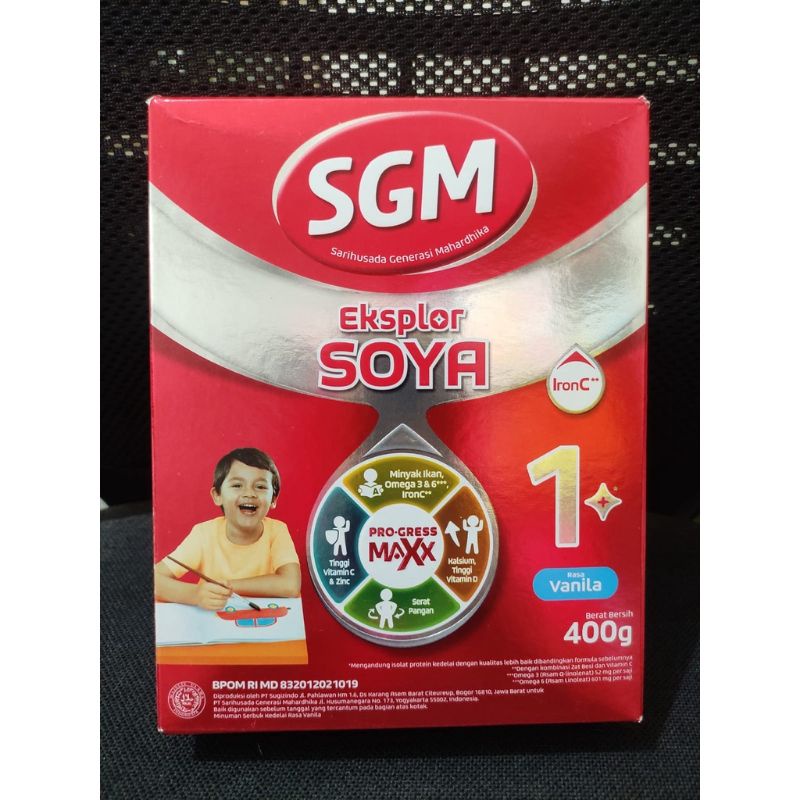 Jual SGM SOYA 1+ 400 GRAM RASA MADU/VANILA | Shopee Indonesia