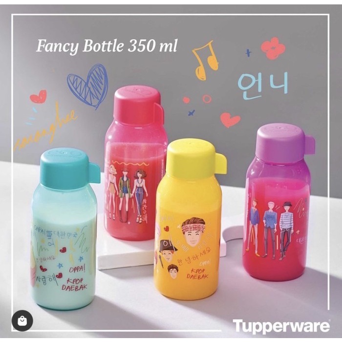 Jual Tupperware Botol Minum Fancy Bottle Ukuran 350Ml 1 Pc [A09] | Shopee Indonesia