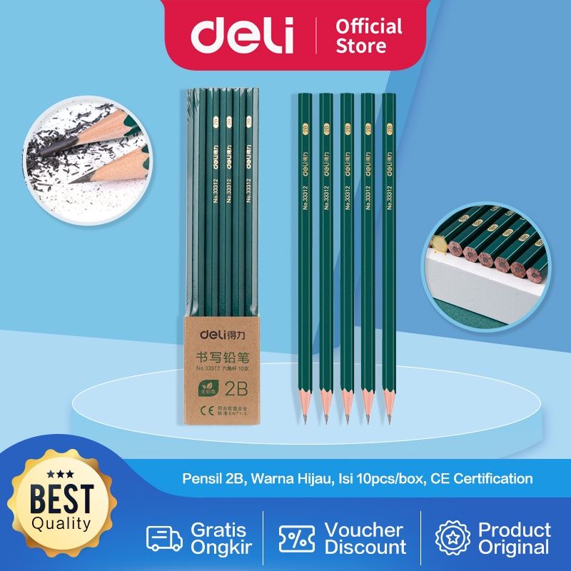 Jual DELI Pencil Kayu Per PCS | Shopee Indonesia
