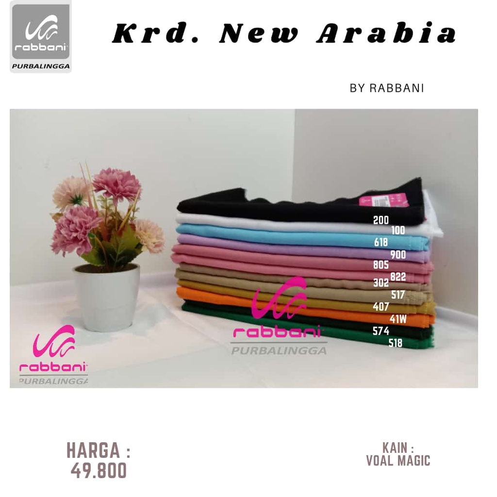 Jual Rabbani-SEGIEMPAT POLOS RABBANI New Arabia [ADA LOGO] | Shopee ...