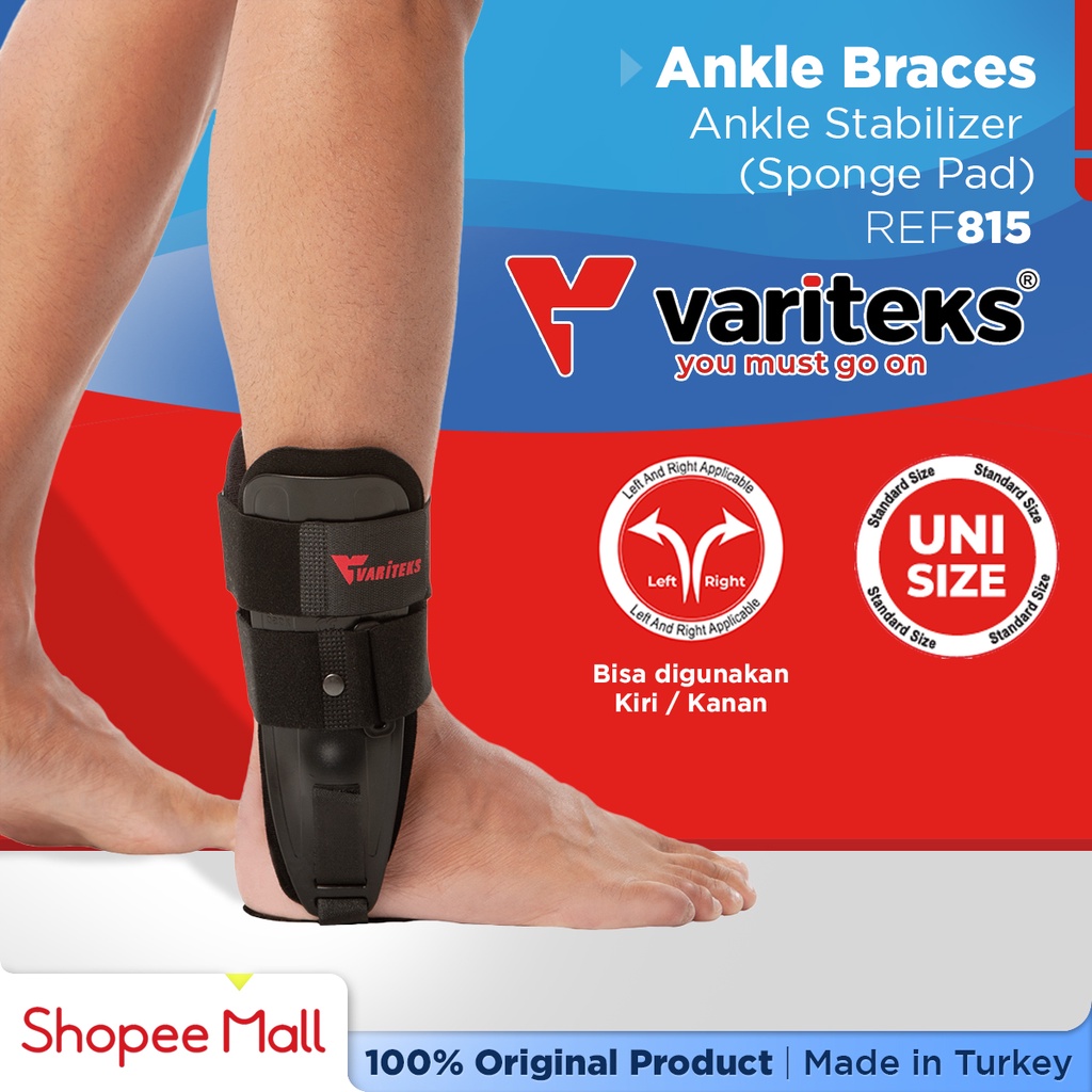 Jual VARITEKS 815 Ankle Stabilizer Penyeimbang Engkel (With Sponge Pad) | Shopee Indonesia