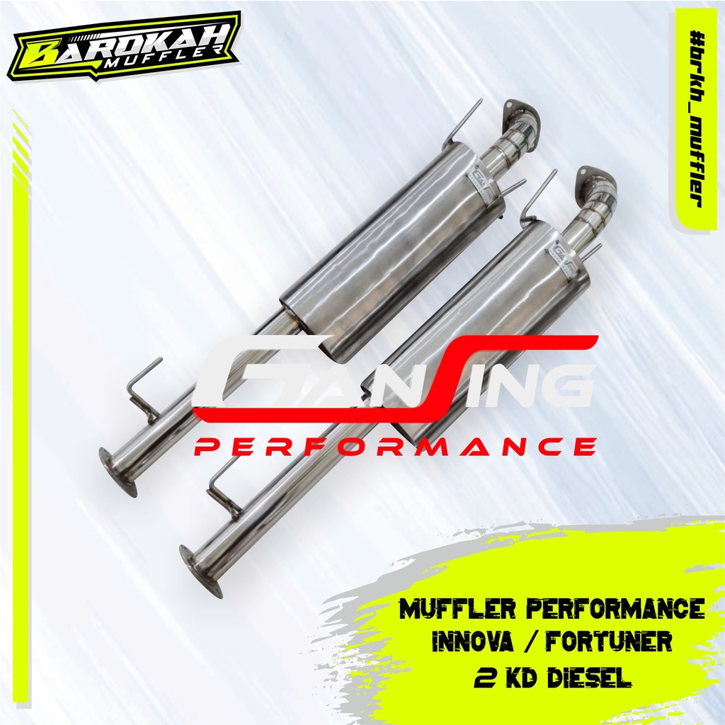 Jual Muffler Performance INNOVA FORTUNER 2KD DIESEL - PREMIUM MATERIAL ...