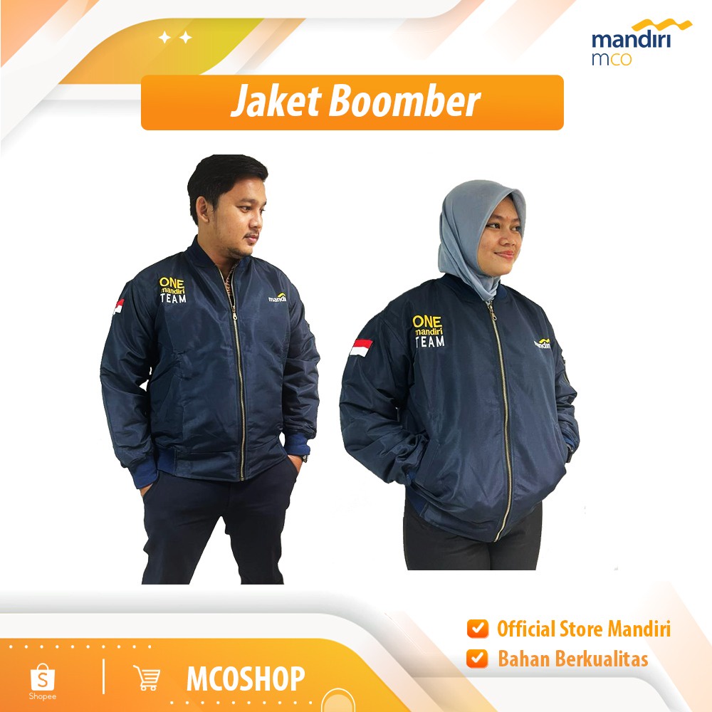 Jual Jaket Boomber Mandiri One Team | Shopee Indonesia