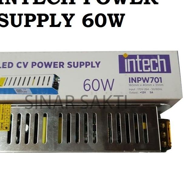 Jual Travo / ballast led strip intech 5a | Shopee Indonesia