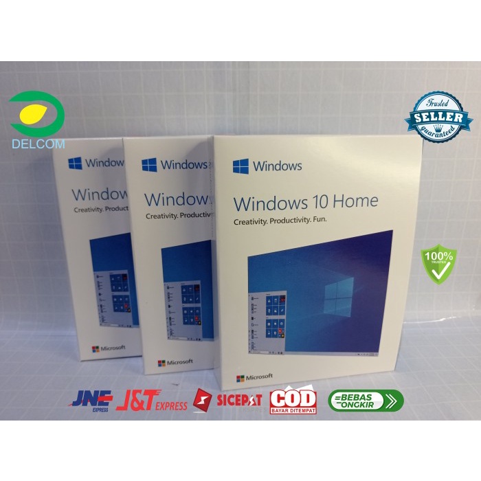 Jual Windows 10 Home USB 32-64Bit Lisensi Original Microsoft Lifetime ...