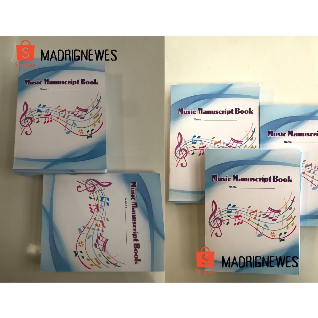 Jual Buku musik music book buku not balok / Buku tulis musik garis lima ...