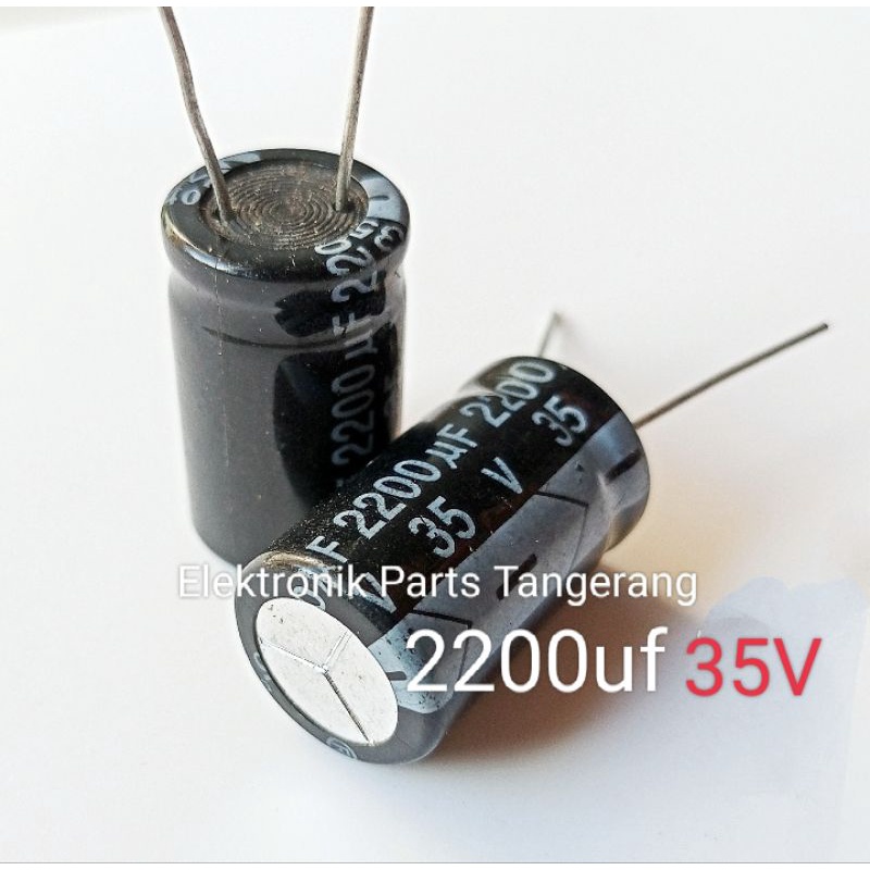 Jual KAPASITOR ELCO 2200UF 35V CAPACITOR ELCO 2200UF 35V KAPASITOR ELCO ...