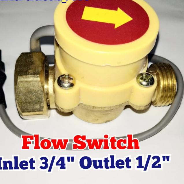 Jual Flow Switch Pompa Air Booster Otomatis Aero 3/4"-1/2" Brass Switch ...