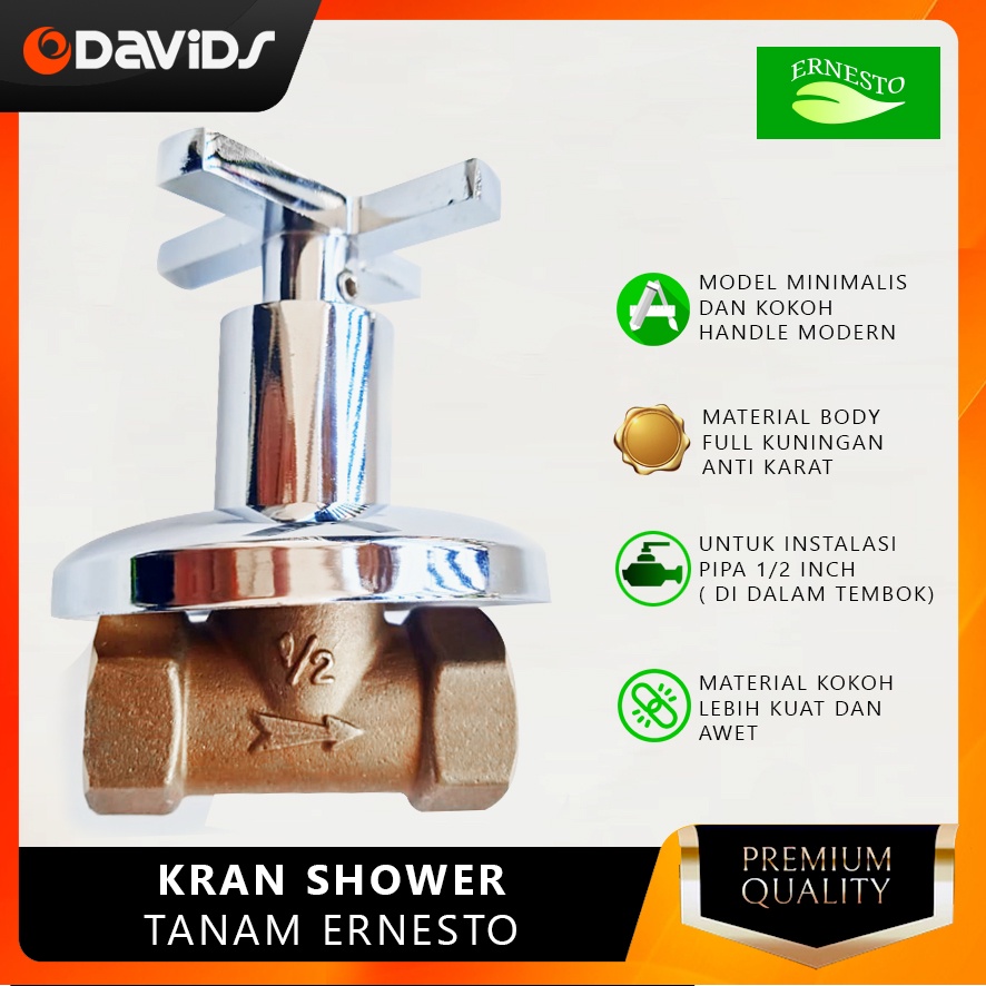 Jual Stop Kran Keran Shower Tanam Dinding | Shopee Indonesia