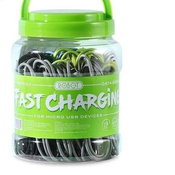 Jual KABEL DATA TROPLES ROBOT RBM100 COLOKAN MICRO ISI 30PCS - 20pcs ...