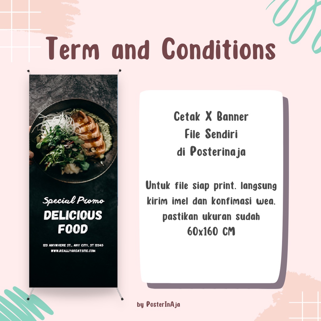 Jual Cetak Print Custom X Banner Y Banner Flexi Korcin FREE DESIGN ...