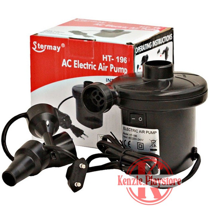 Jual Pump Pompa Angin Listrik Elektrik Stermay Ht-196 Ban, Kasur Angin Pelampung | Shopee Indonesia