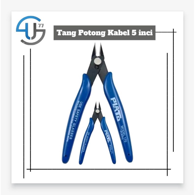 Jual US228 Tang Potong Kabel 5inci Tang Plato Potong Kawat Tang Coil By ...