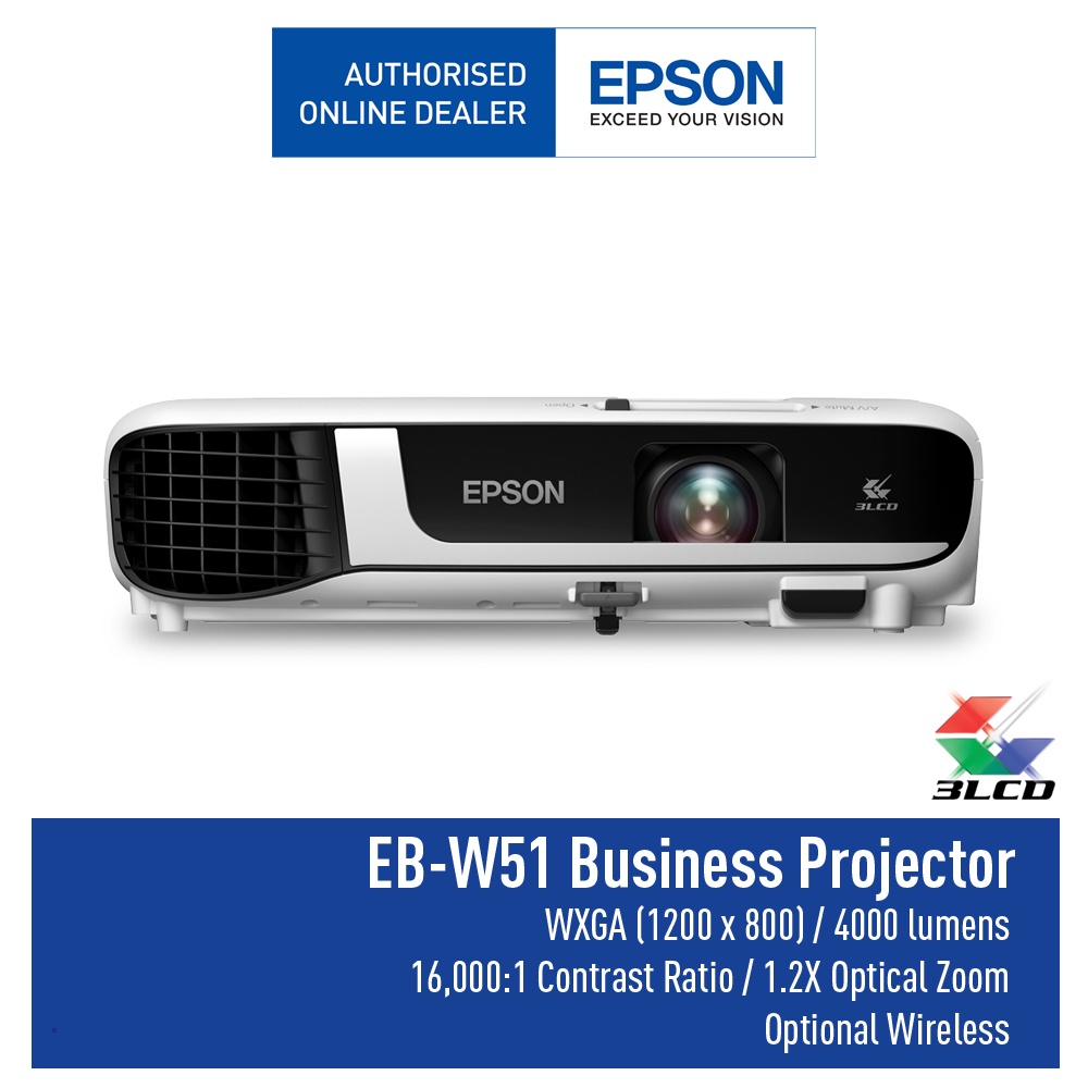 Jual Epson EB-W51 WXGA 3LCD Projector | Shopee Indonesia