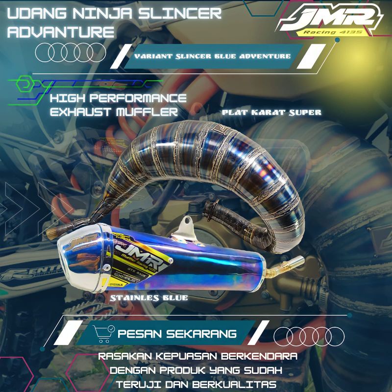 Jual Knalpot Udang untuk Ninja Trail 2 tak Competisi Adventure silincer ...
