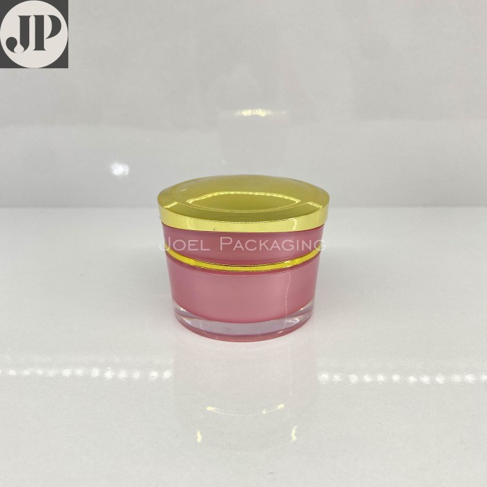 Jual POT CREAM ACRYLIC 10 GRAM KANEBO PINK LIST GOLD 10 GR POT AKRILIK ...
