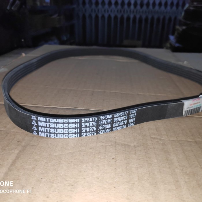 Jual Mitsuboshi Fan Belt 5Pk975 Epdm Tali Kipas Fanbelt 5Pk 975 Feroza [Shopee Cod] | Shopee ...