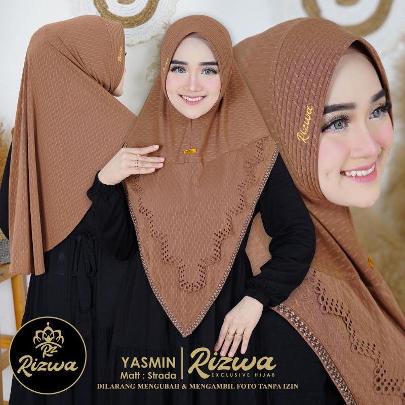 Jual [ Rizwa Hijab] KHIMAR YASMINE ••hijab pet list rempel••hijab ...