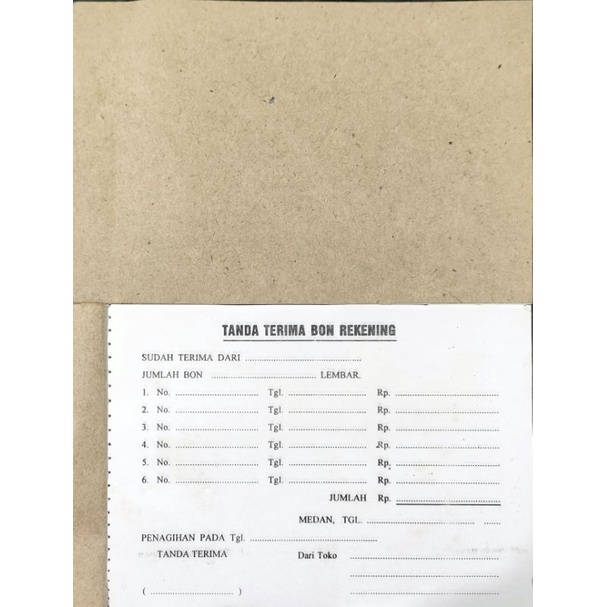 Jual BUKU TANDA TERIMA BON REKENING (1 pcs) | Shopee Indonesia