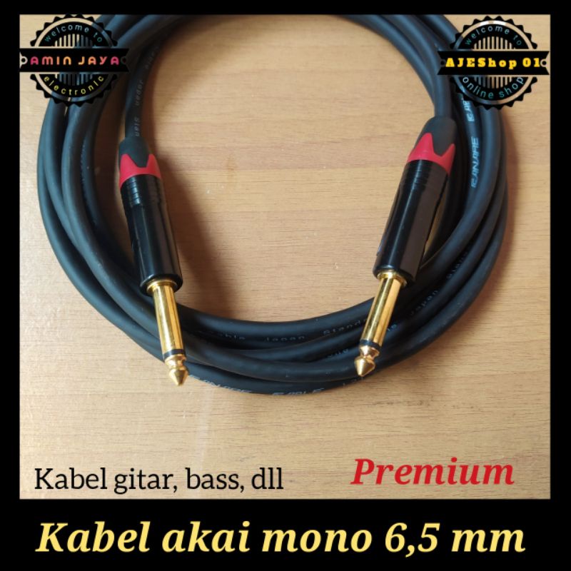 Jual Kabel gitar berkualitas kabel jack akai mono 6,5 kabel japan ...
