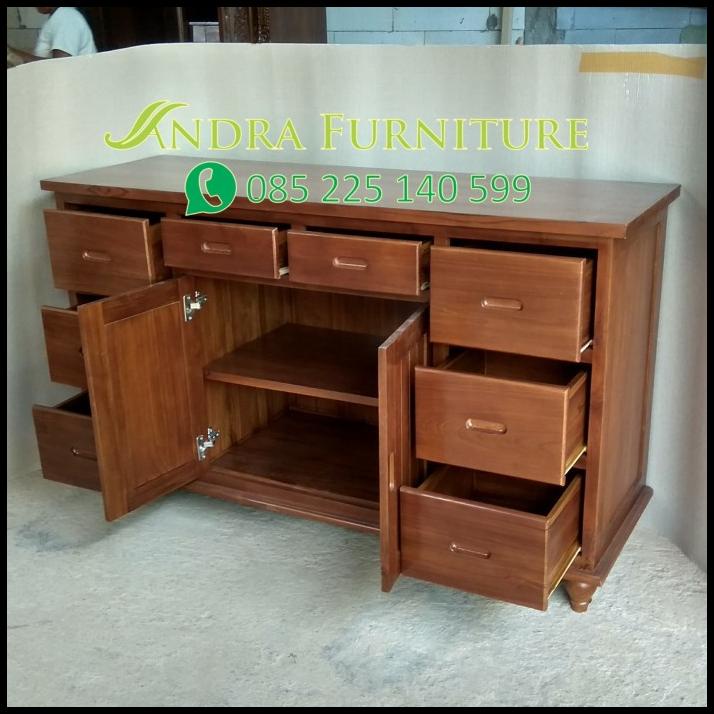 Jual Buffet Tv/ Dapur Minimalis Ukuran 150X50X90Cm Full Kayu Jati ...
