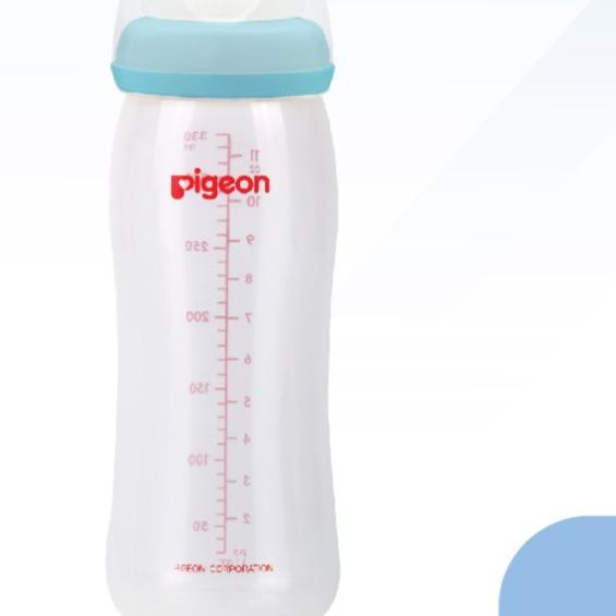 Jual PIGEON Botol Susu PP Wide Neck 330 Ml - Biru | Shopee Indonesia