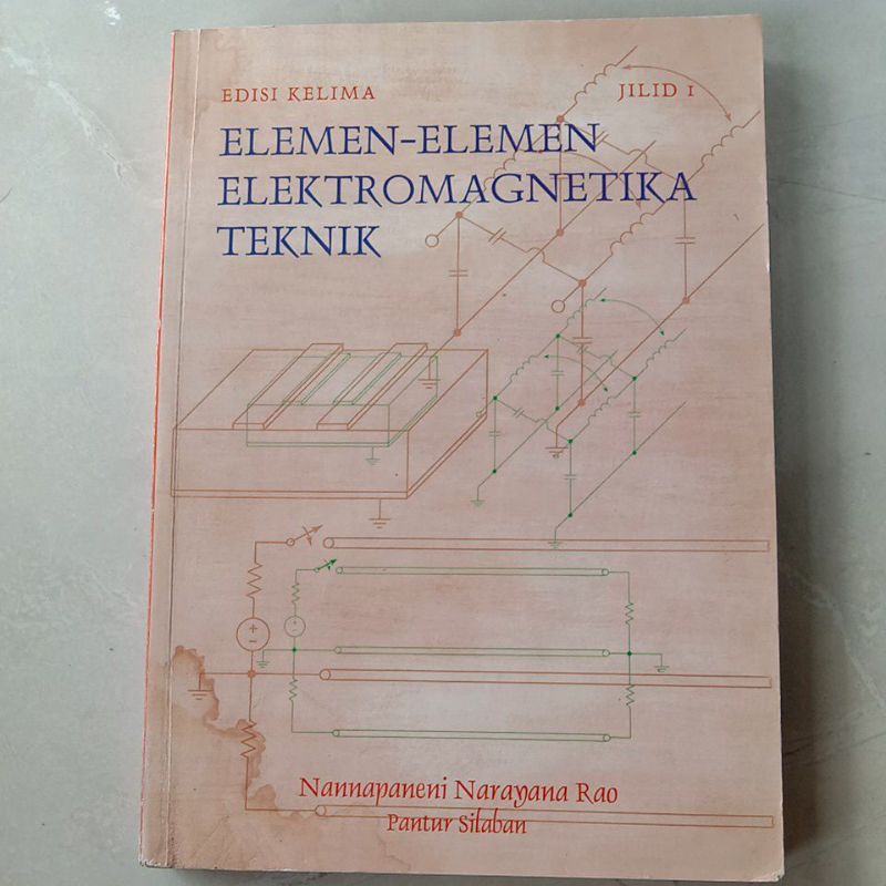 Jual Original Elemen Elemen Elektromagnetika Teknik Edisi Kelima Jilid ...
