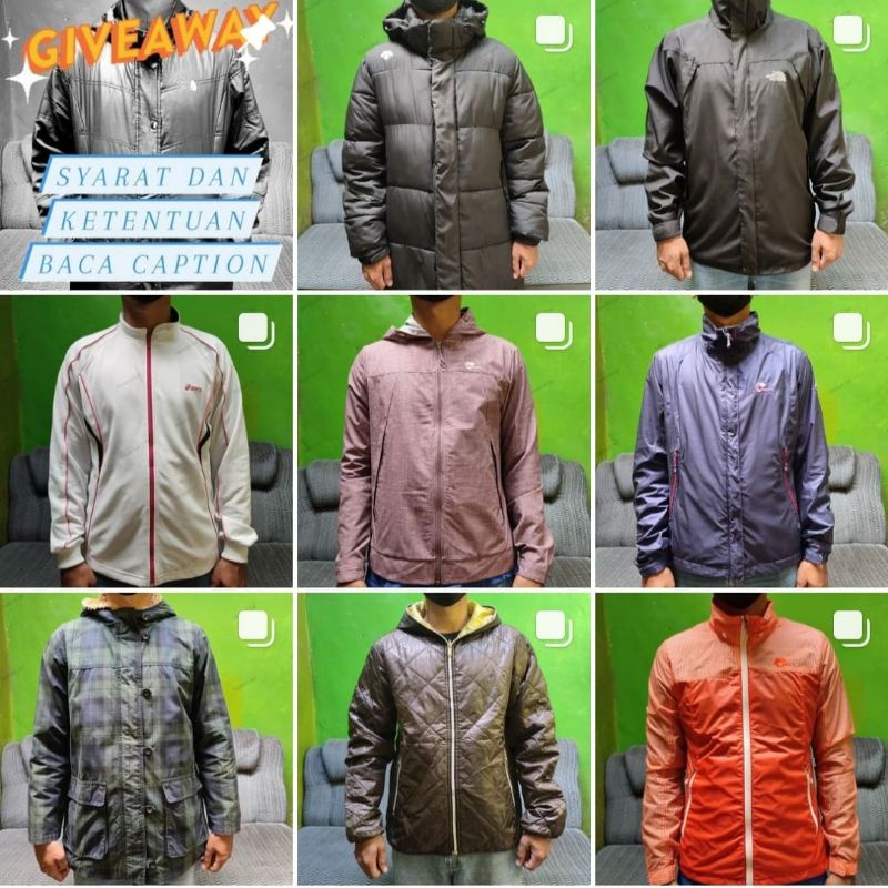 Jual Thrift jacket/jaket second/jacket vintage/jaket outdoor/jacket ...