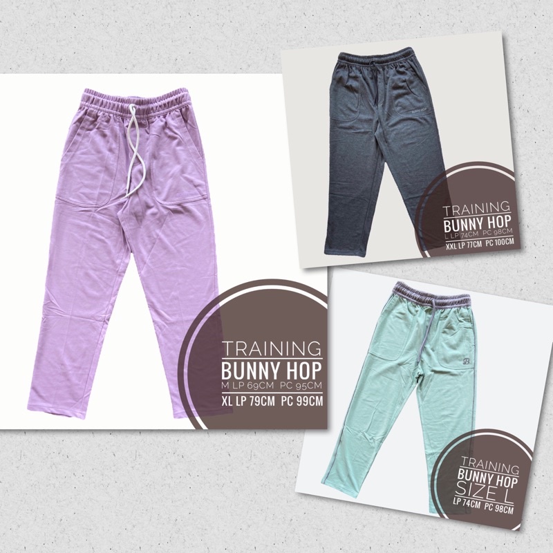 Jual TRAINING DEWASA BUNNY HOP / CELANA PANJANG OLAHRAGA CEWEK ...
