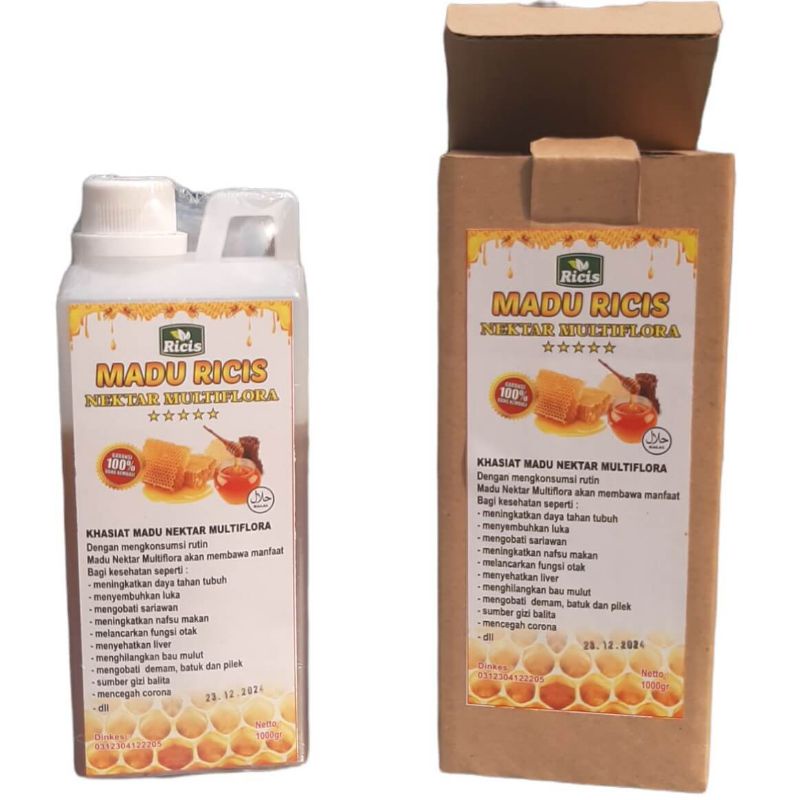 Jual PROMO 1 Kg Madu murni Multiflora Madu Randu Madu Kaliandra Madu ...