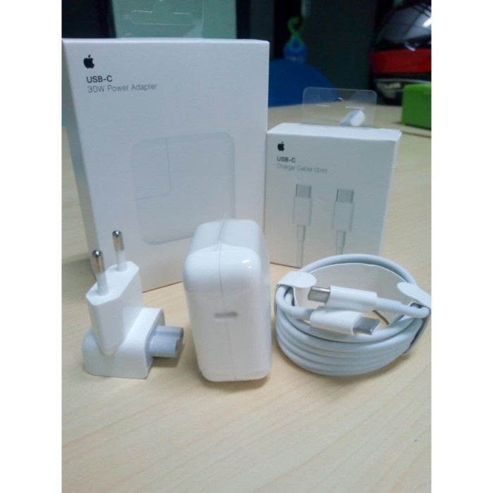Jual Charger Laptop MacBook Air 30W Type-C Kompatibel A2179 A1932 A1534 ...