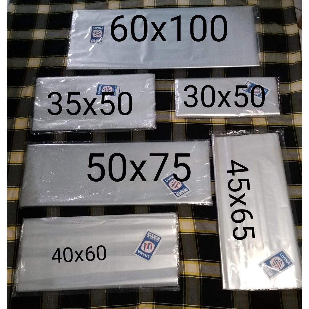 Jual Kantong Plastik PP Bening laundry 30x45 / 30x50 / 35x50/ 40x60 ...