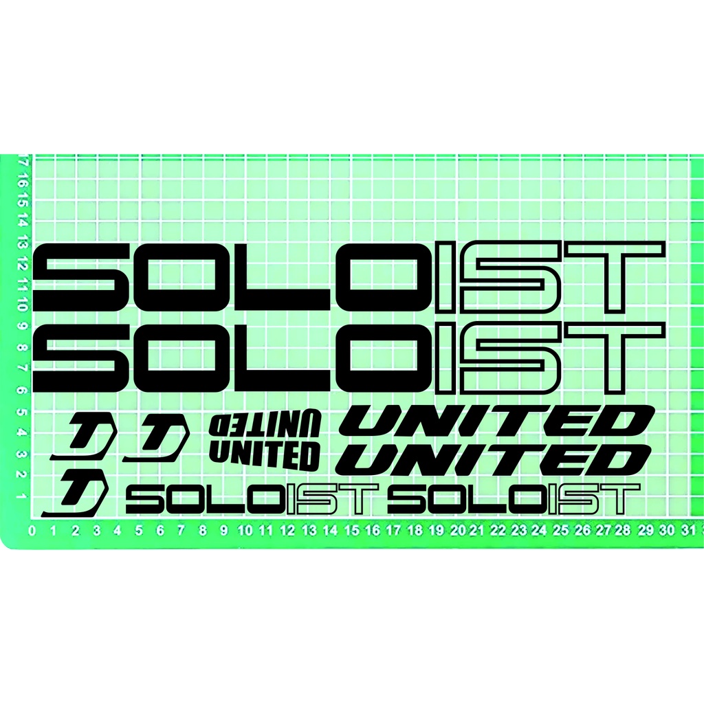 Jual cutting sticker sepeda united soloist | Shopee Indonesia