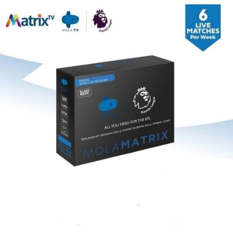 Jual Receiver Mola TV Matrix Hitam | Parabola liga sepakbola dunia ...