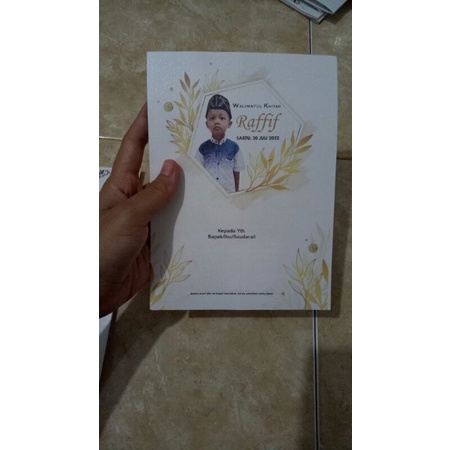 Jual Undangan Khitanan Sunatan Custom Design | Shopee Indonesia