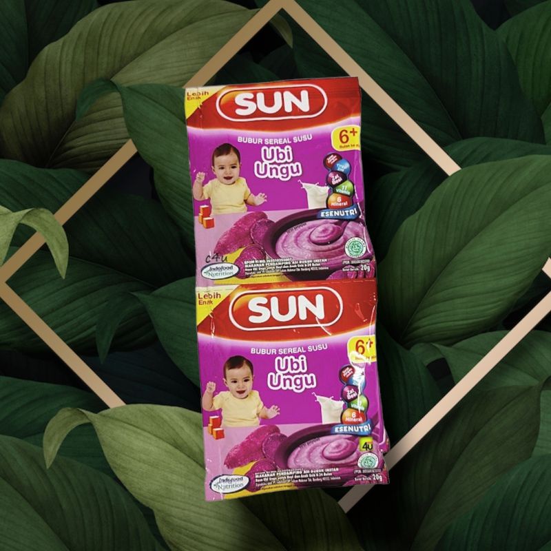 Jual Sun bubur sereal susu all variant rasa 1 renceng isi 8 sachet @20g ...
