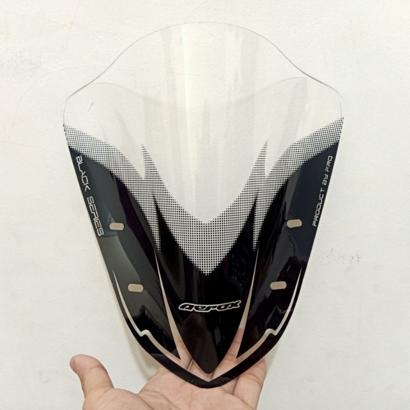 Jual Visor Aerox 155 Aerox 155 new Model Black series | Shopee Indonesia