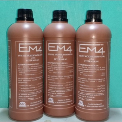 Jual EM4 PETERNAKAN Effective Micro Organisme 1L | Shopee Indonesia